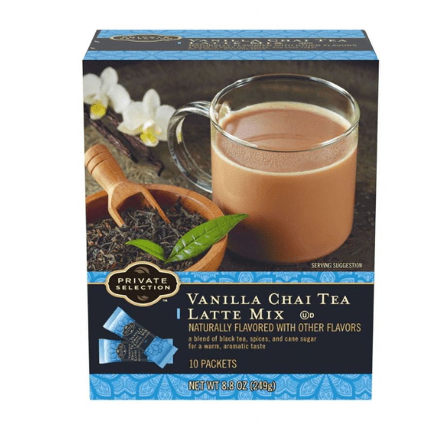 Private Selection Vanilla Chai Tea Latte Mix -- 10 Packets Pack of 4 ...