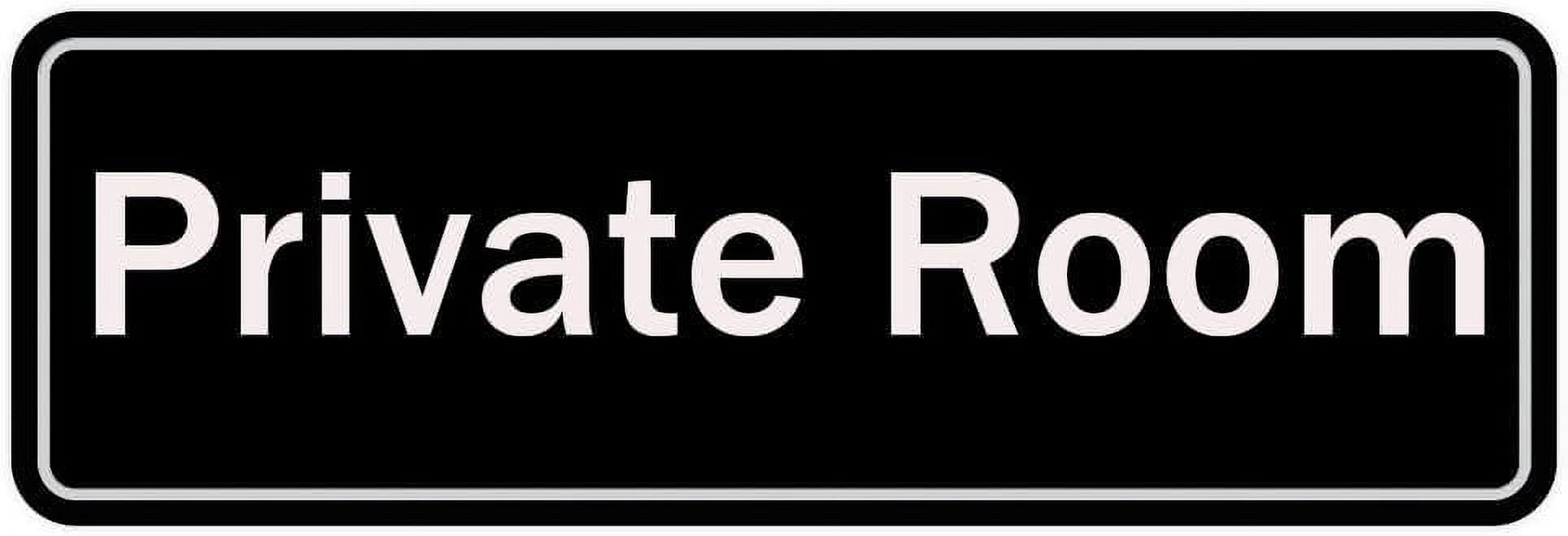 Private Sign For House (With Strong Adhesive Tape), 3 X 9 Premium ...