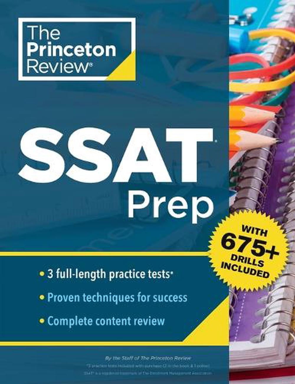 Private Test Preparation: Princeton Review SSAT Prep : 3 Practice Tests ...