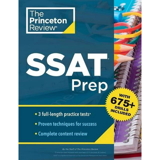 Private Test Preparation: Princeton Review SSAT Prep : 3 Practice Tests ...