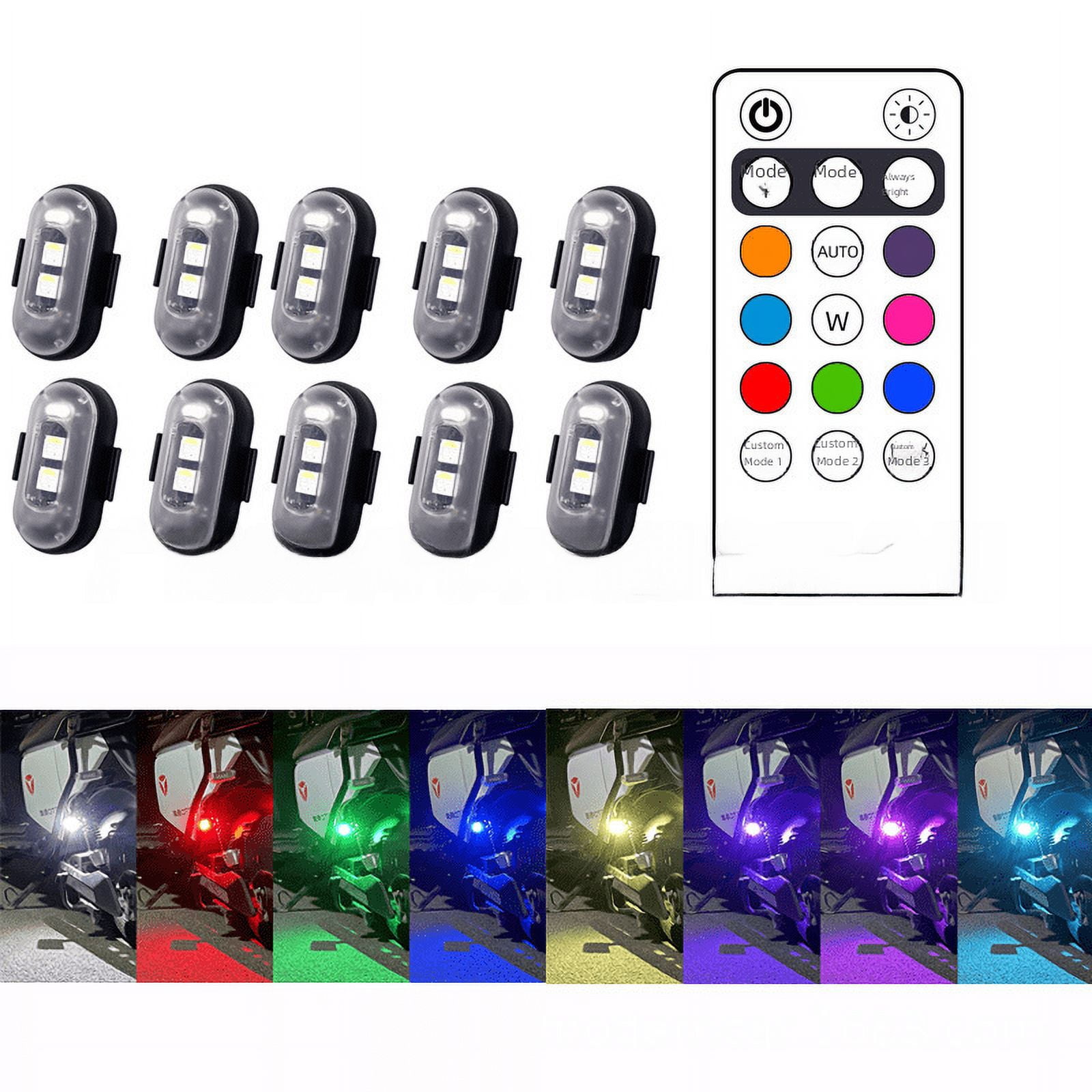 Private model wireless remote control colorful led aircraft lights ...