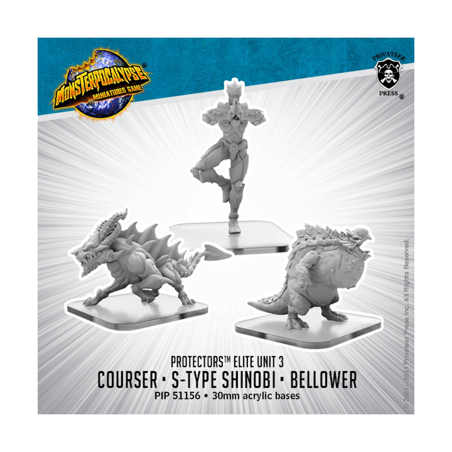 Privateer Press Alternate Elite Units - S-Type Shinobi, Bellower, and ...
