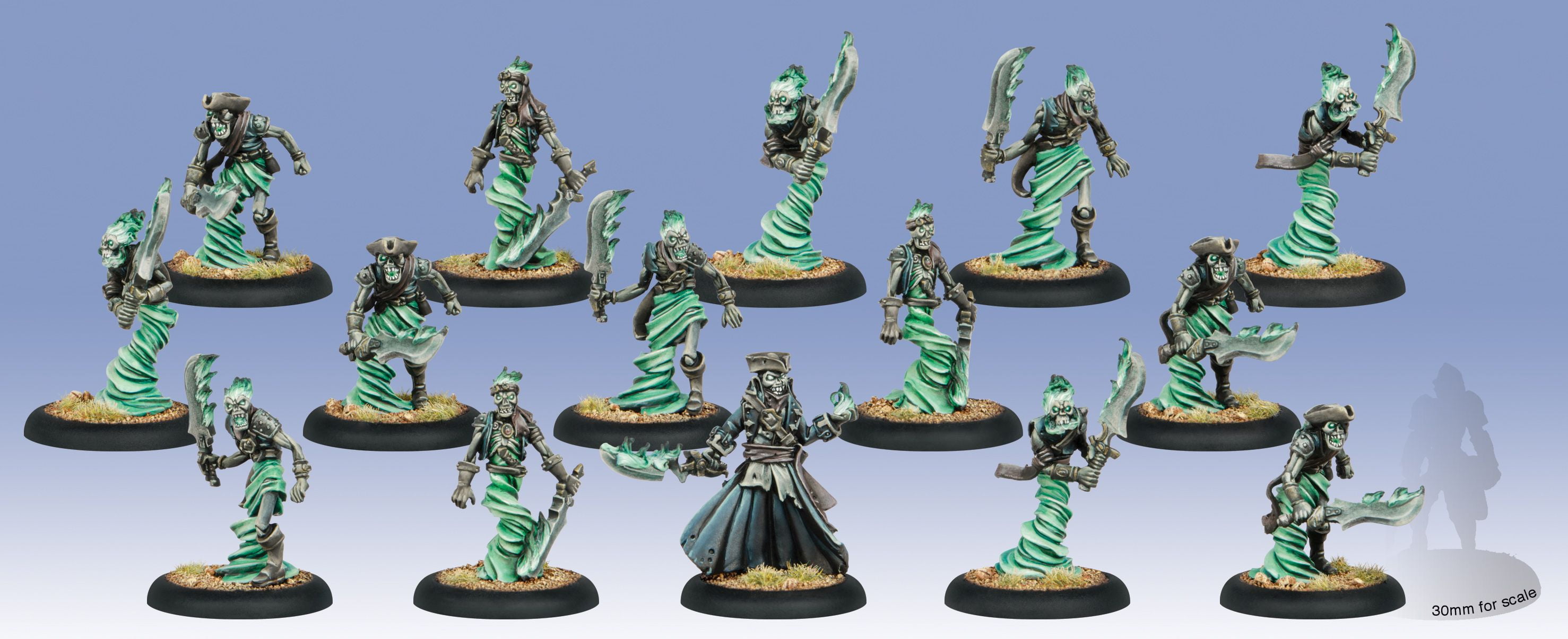 Privateer Press Blackbane's Ghost Raiders - Revenant Character Unit New ...