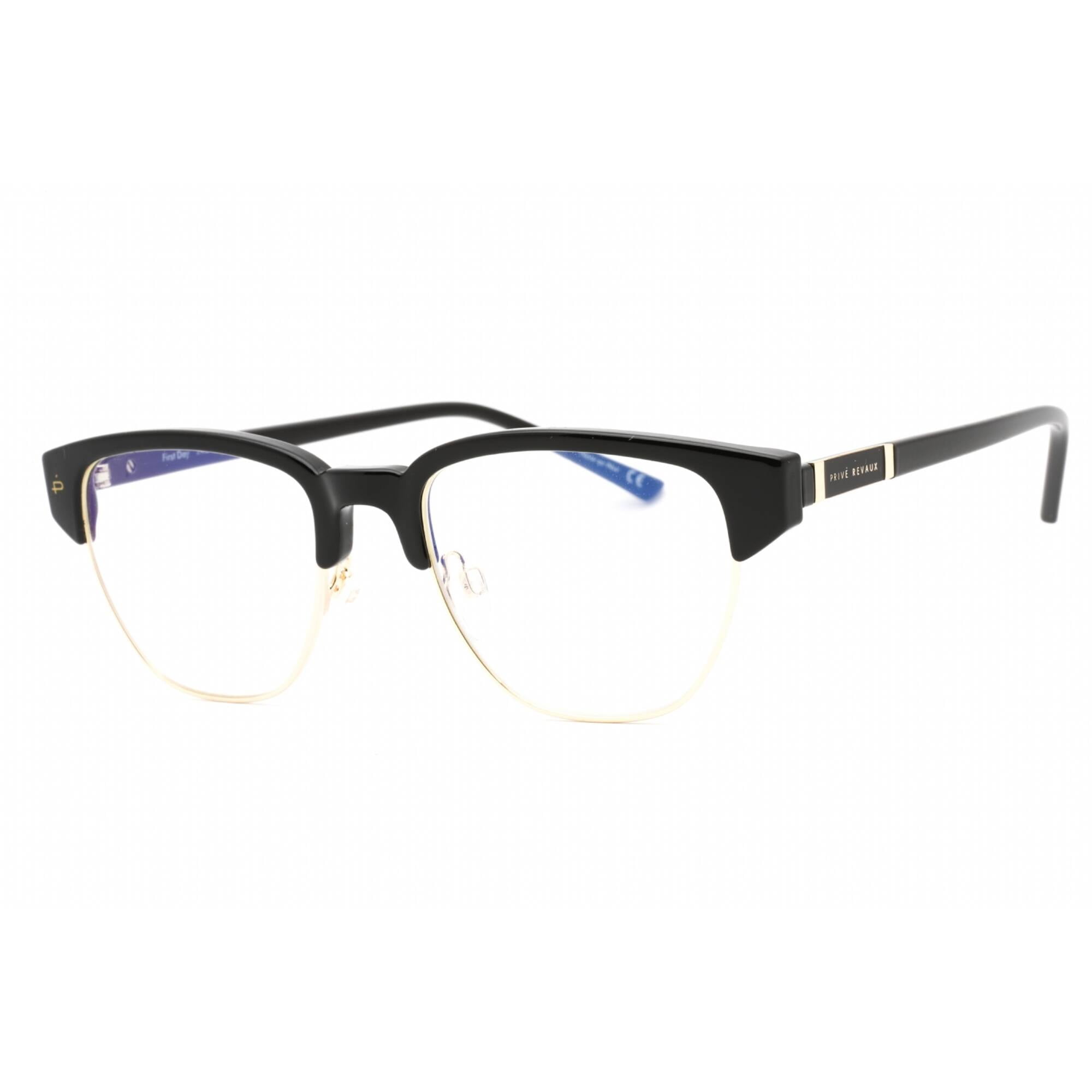 Prive Revaux First Day Caviar Black Unisex Square Frame Eyeglasses ...