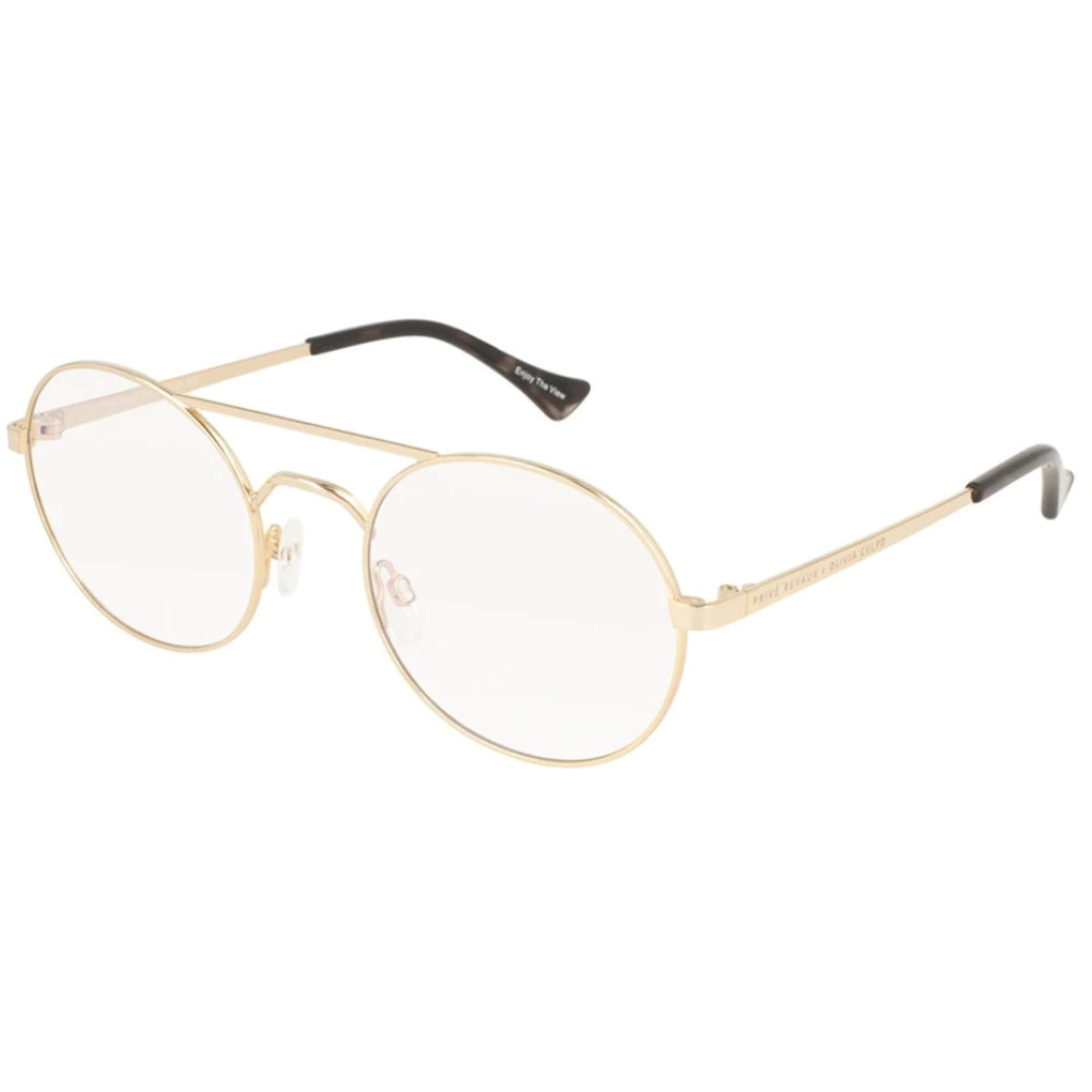 Prive Revaux The Jane Champagne Gold Unisex Gold Frame Eyeglasses ...