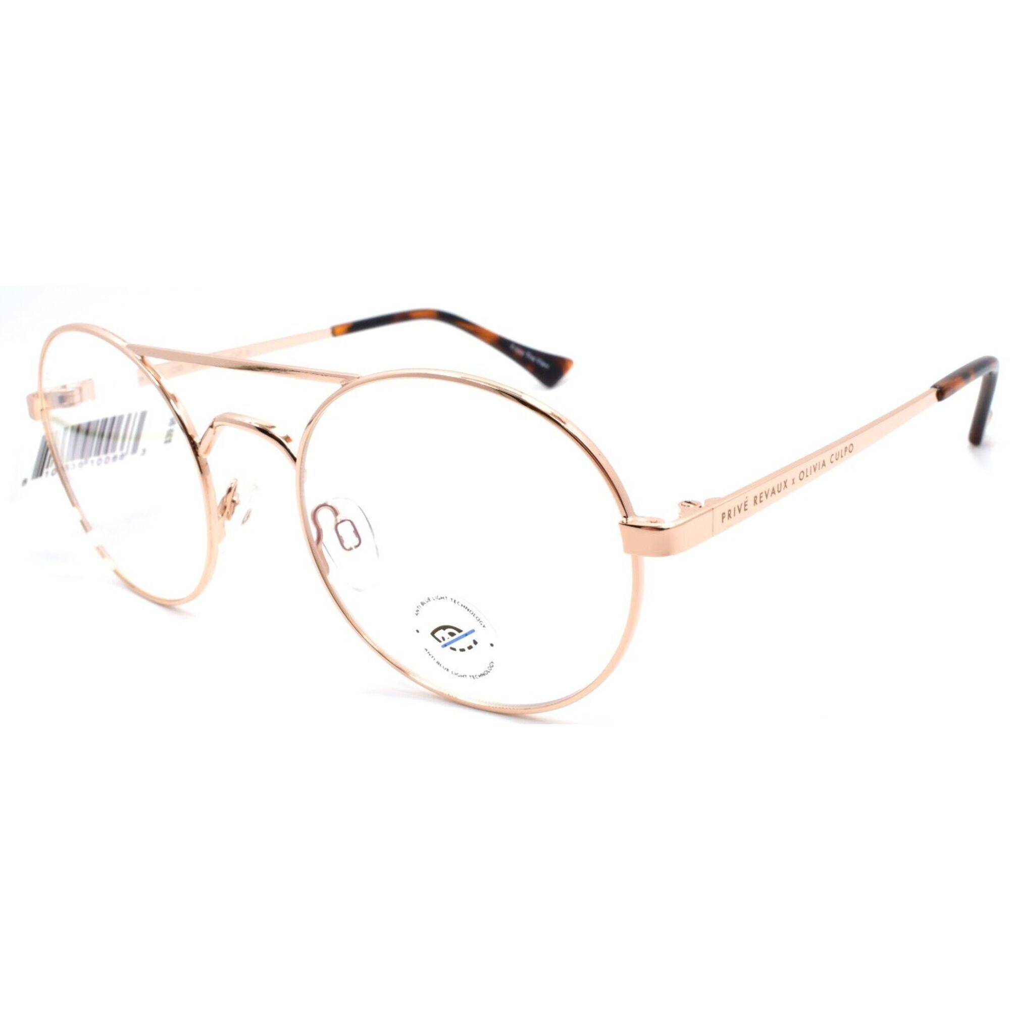 Prive Revaux The Jane Rose Gold Unisex Gold Frame Eyeglasses - Walmart.com