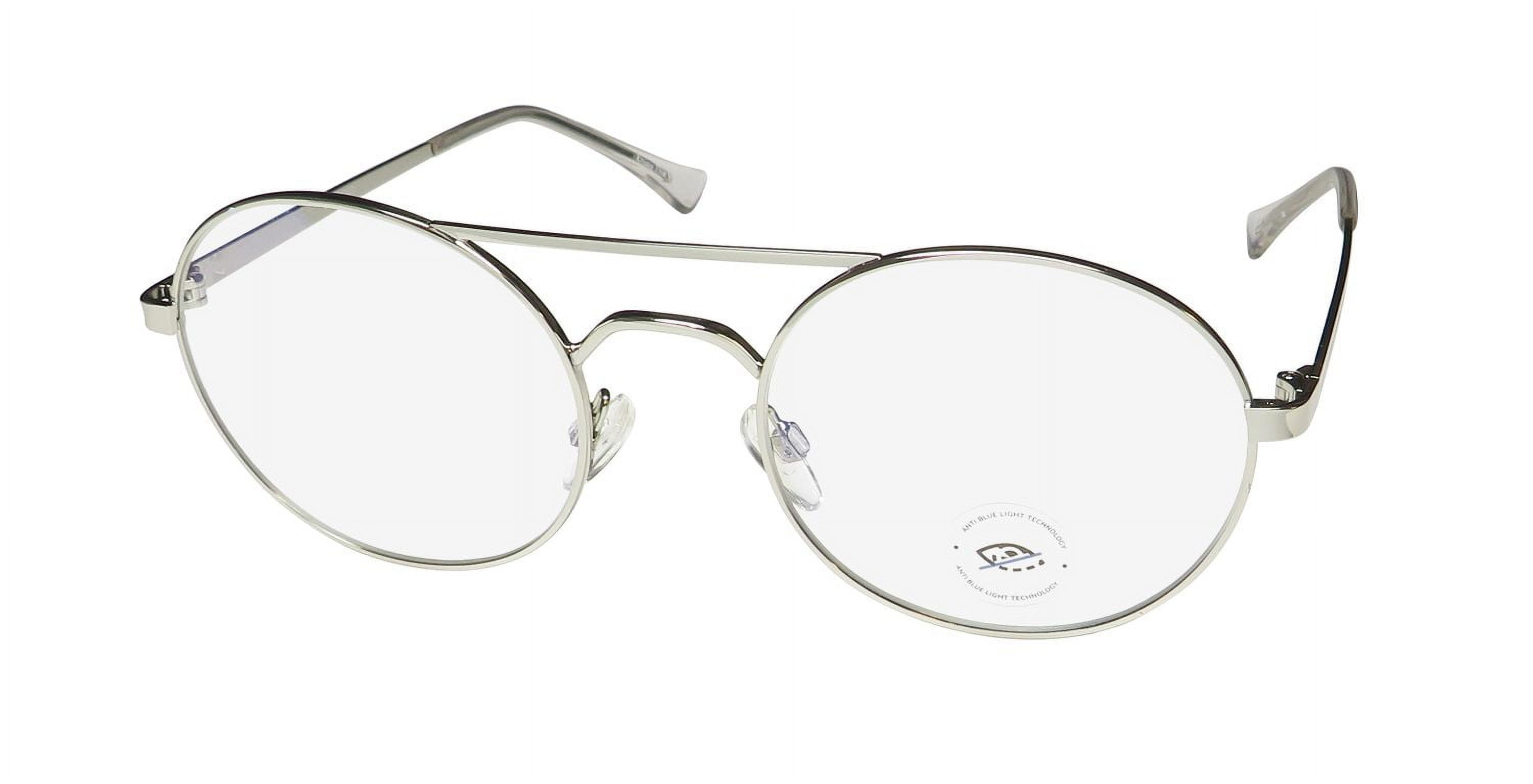 Prive Revaux The Jane Silver Unisex Round Metal Frame Eyeglasses ...
