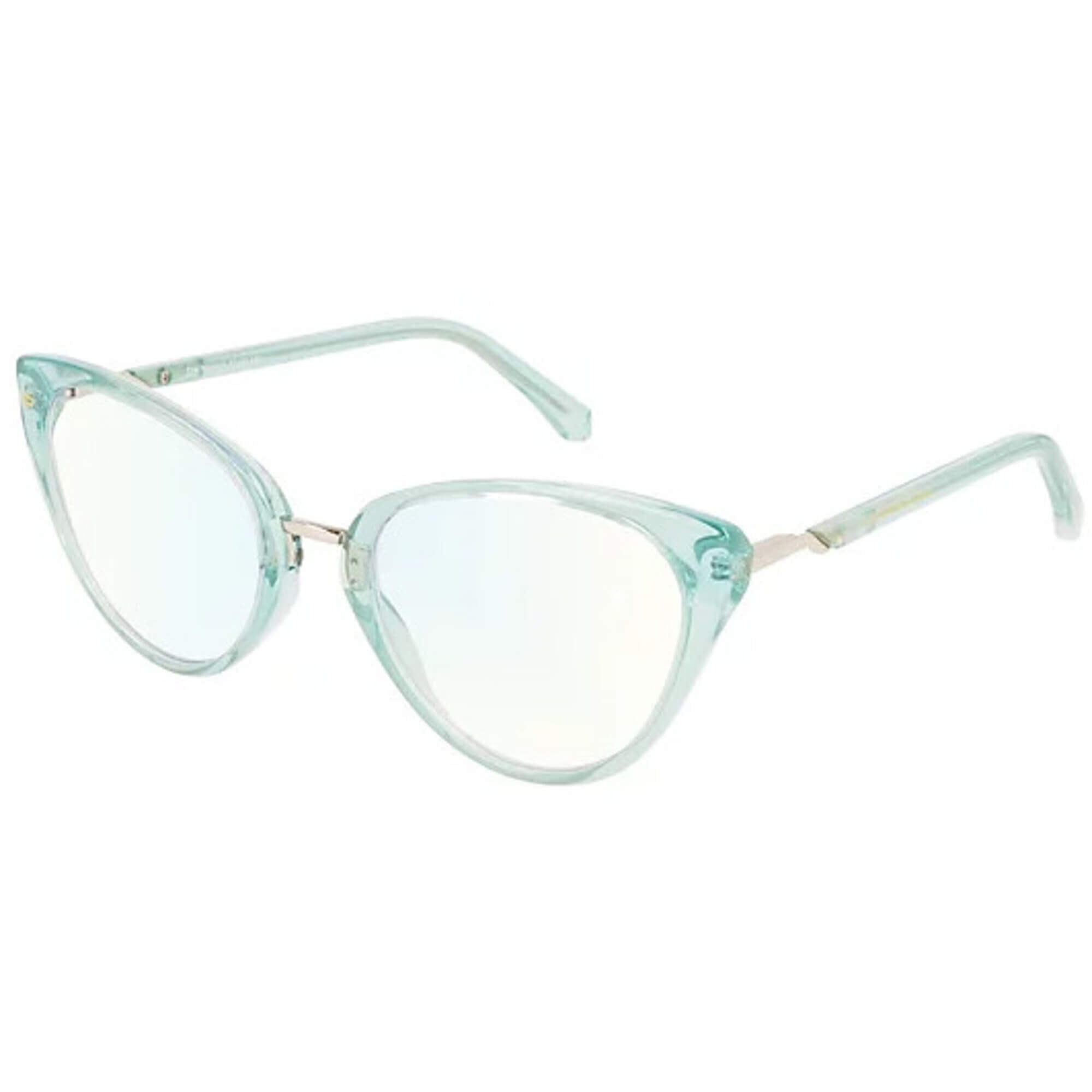 Prive Revaux The Modern Blue Women's Blue Cat Eye Frame Eyeglasses ...