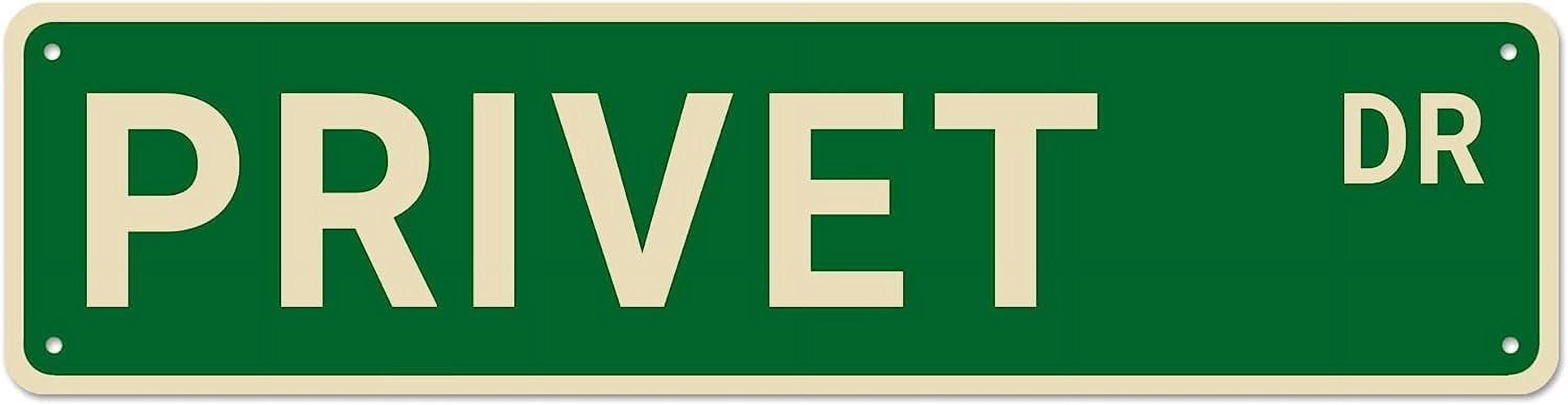 Privet Dr Street Signs, Privet Decor Privet Sign Privet Gift, Wall ...