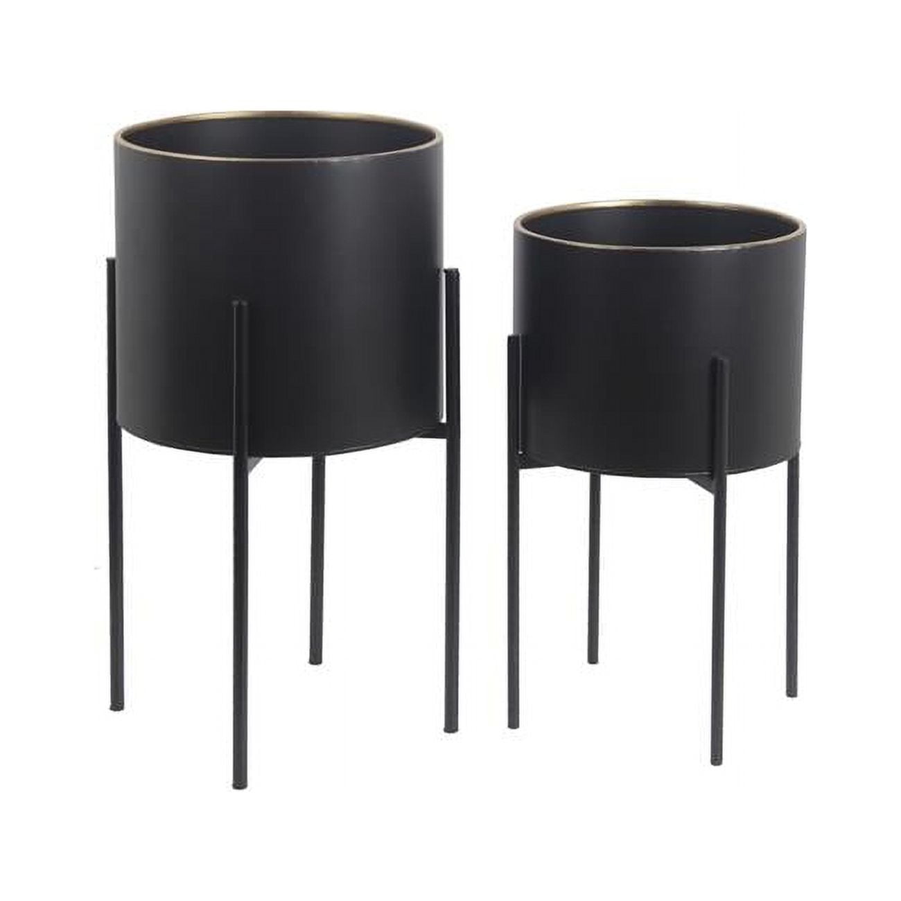 Privilege 024-012 Decorative Metal Planters with Collapsible 4 Leg ...