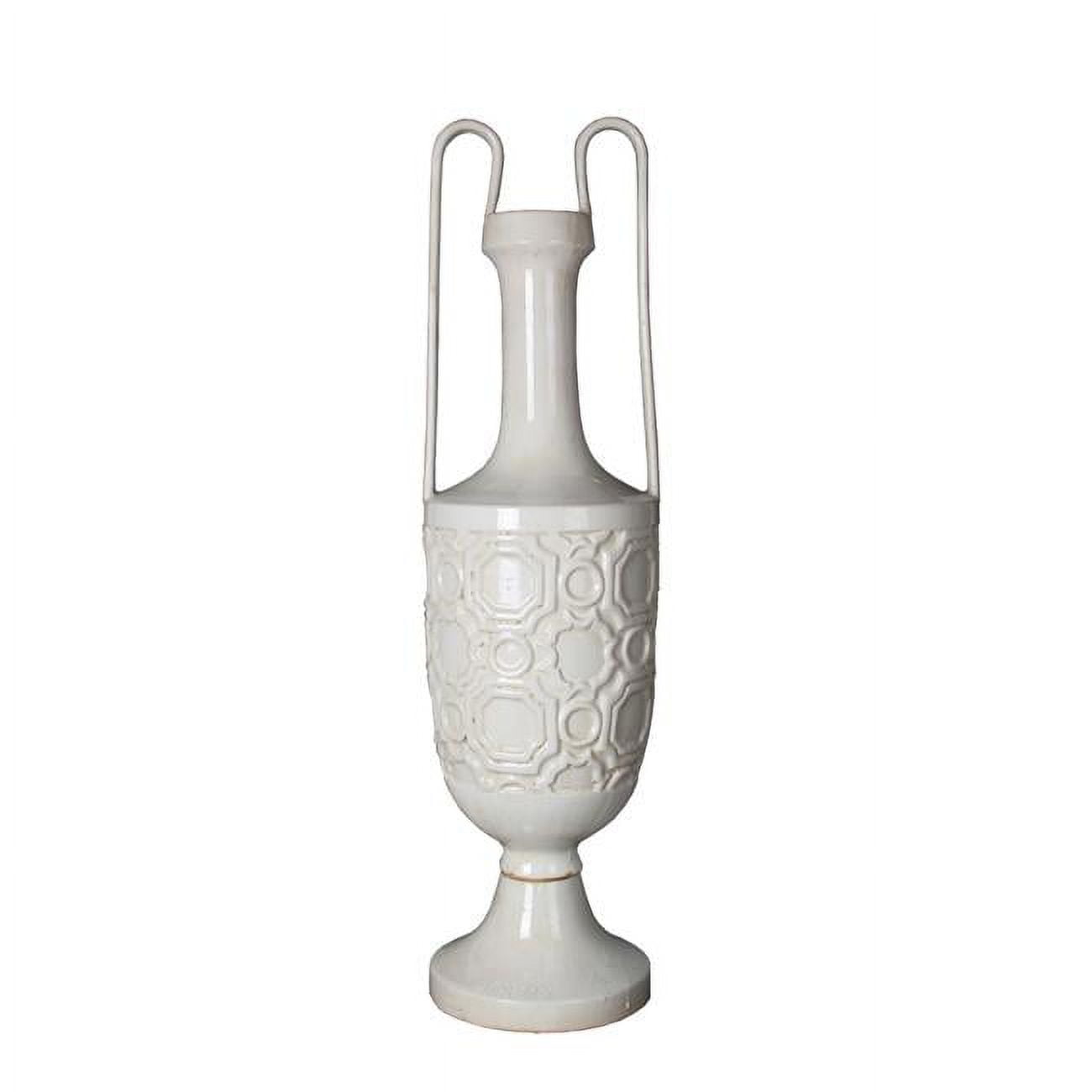 Privilege 66828 Large Ceramic Vase with Handles - Walmart.com