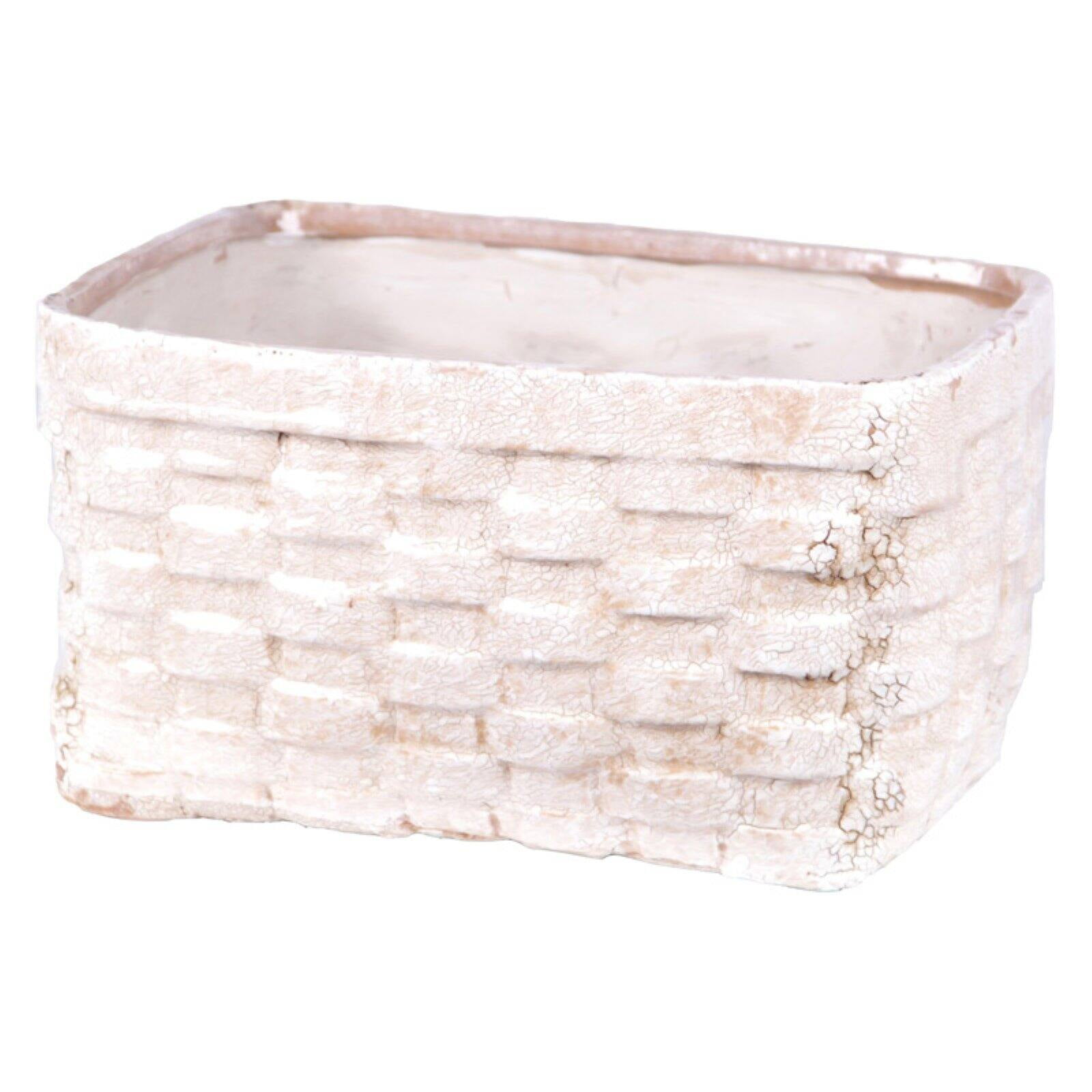 Privilege International Wide Ceramic Weave Basket - Walmart.com