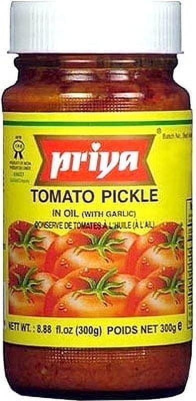 Priya Tomato Pickle with Garlic 300 gm bottle - Walmart.com
