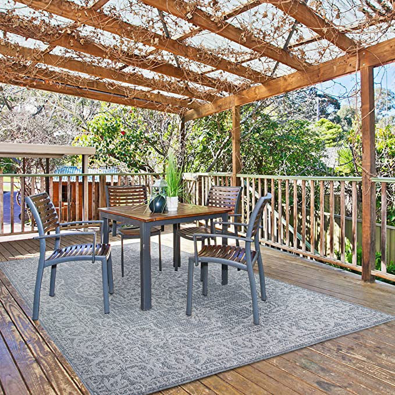 Priyate Florida Distressed Vintage Outdoor Area Rugs Crafted with ...