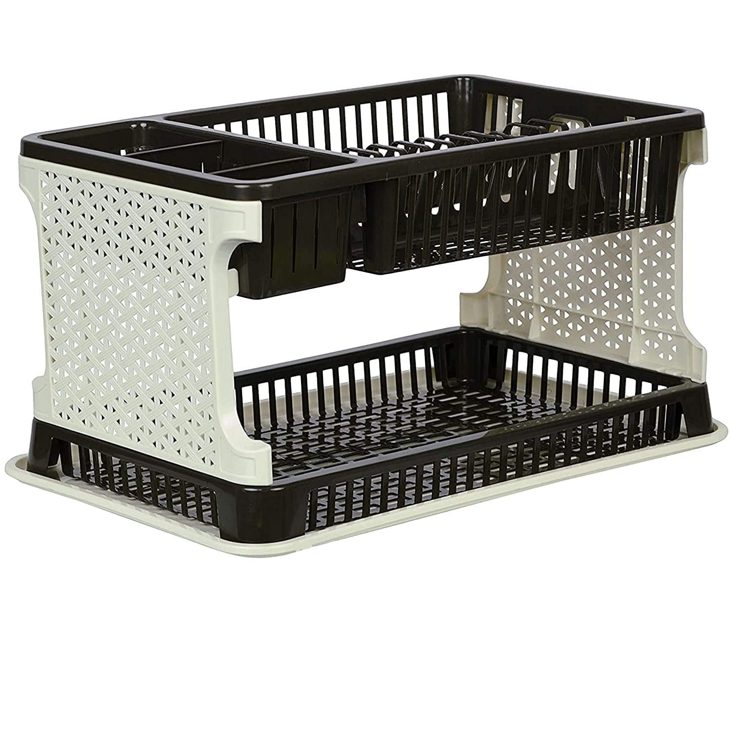 Prizam Plastic Kitchen Organizer Rack with Water Storing Tray Assorted ...