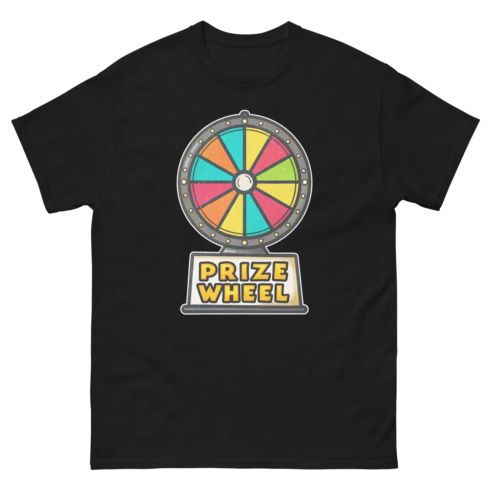 Prize Wheel Carnival Fair Amusement Park T-Shirt - Walmart.com