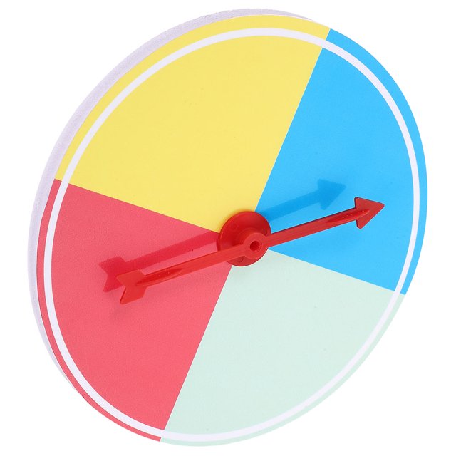 Prize Wheel Fortune Game Rotating Wheel DIY Lottery Turntable Prize ...