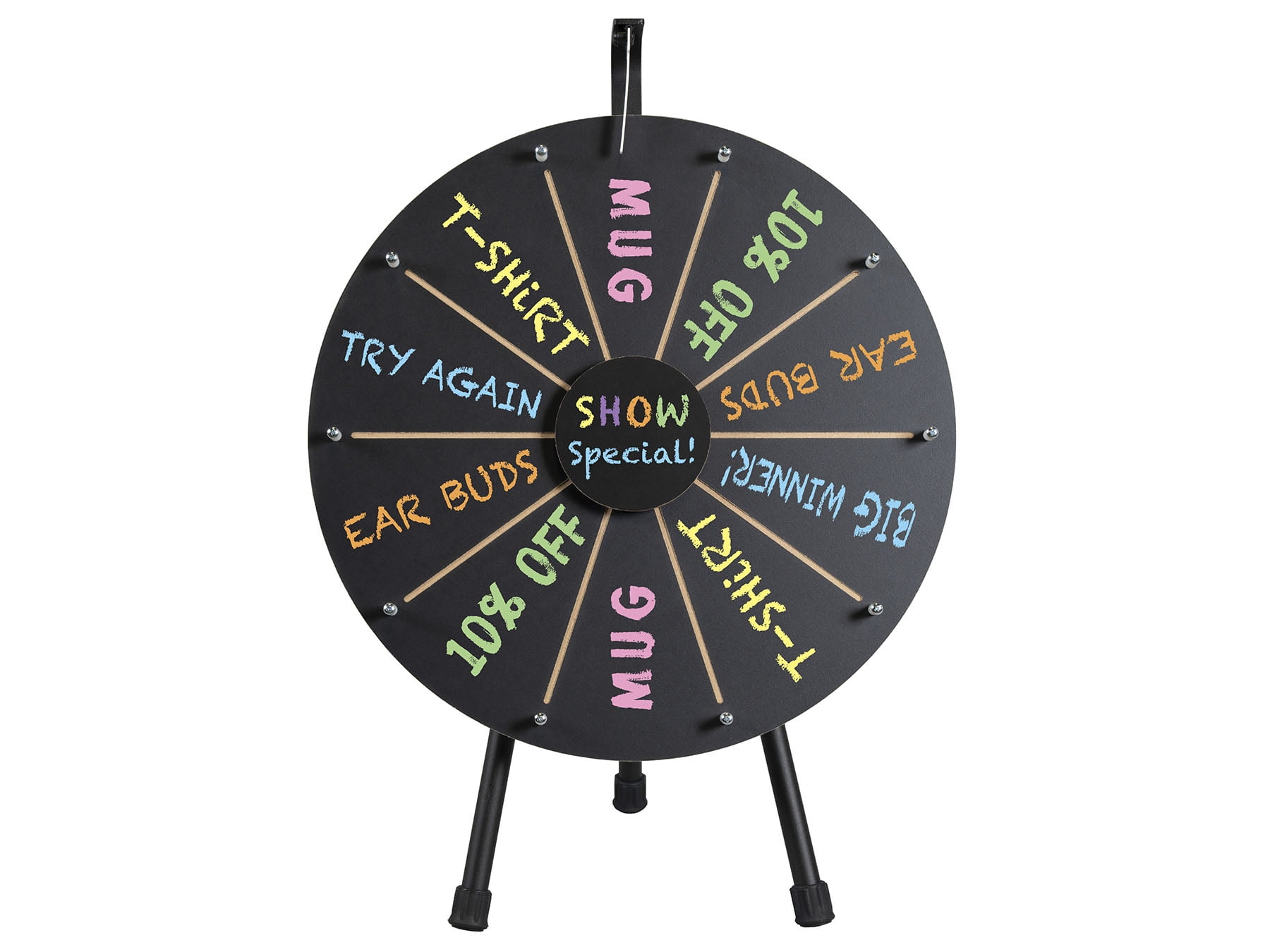 Prize Wheels R Fun Chalkboard Prize Wheel, Durable, Lightweight ...