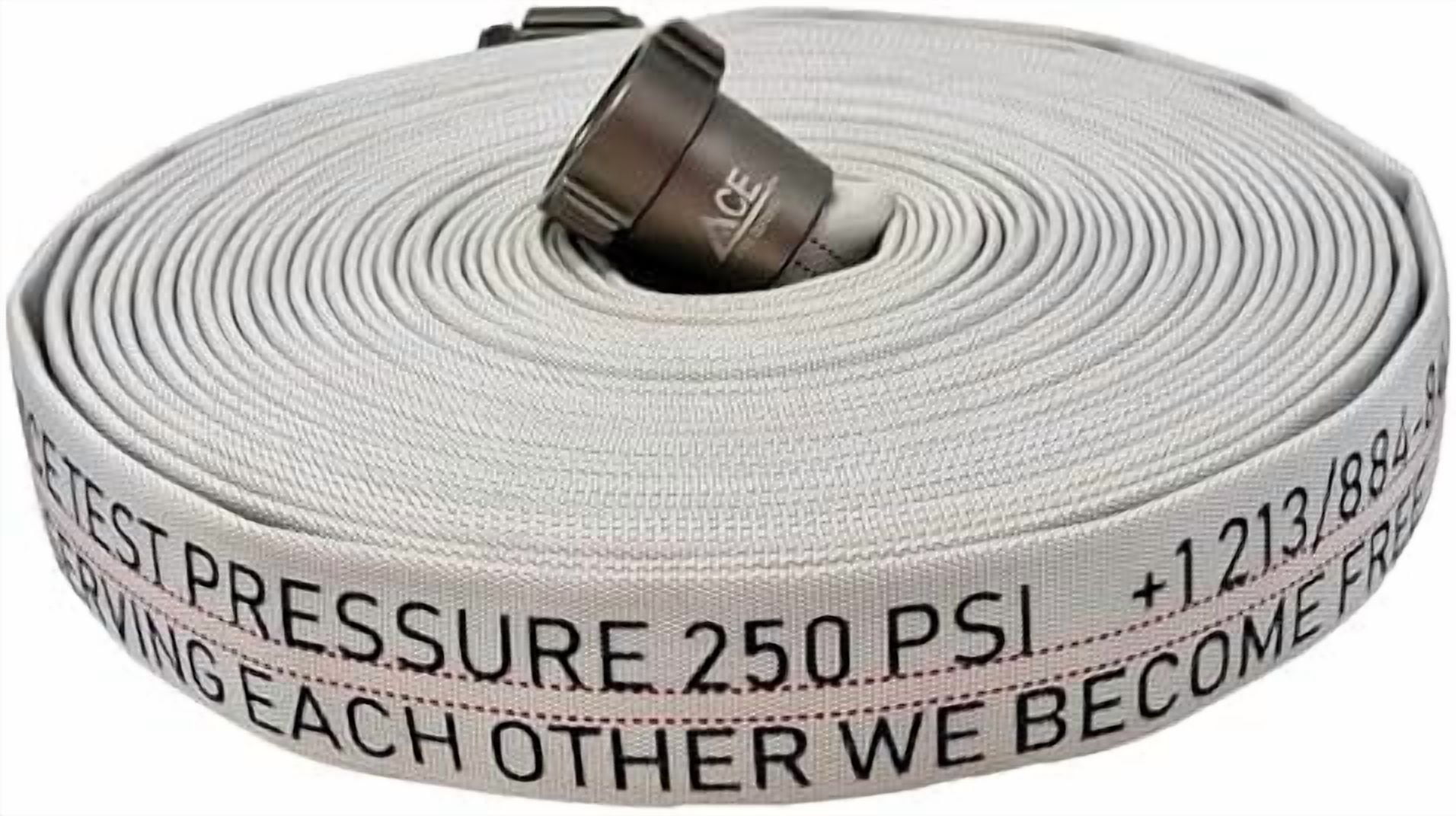 Pro 1.5” Nitrile Lined Attack Fire Hose, 75ft Per Hose - Ace BMF-XL.01 ...