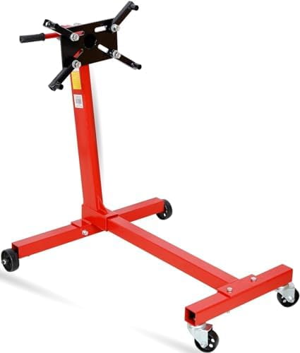 Pro 1000lb Steel Rotating Engine Stand Motor Hoist Automotive Car Truck ...