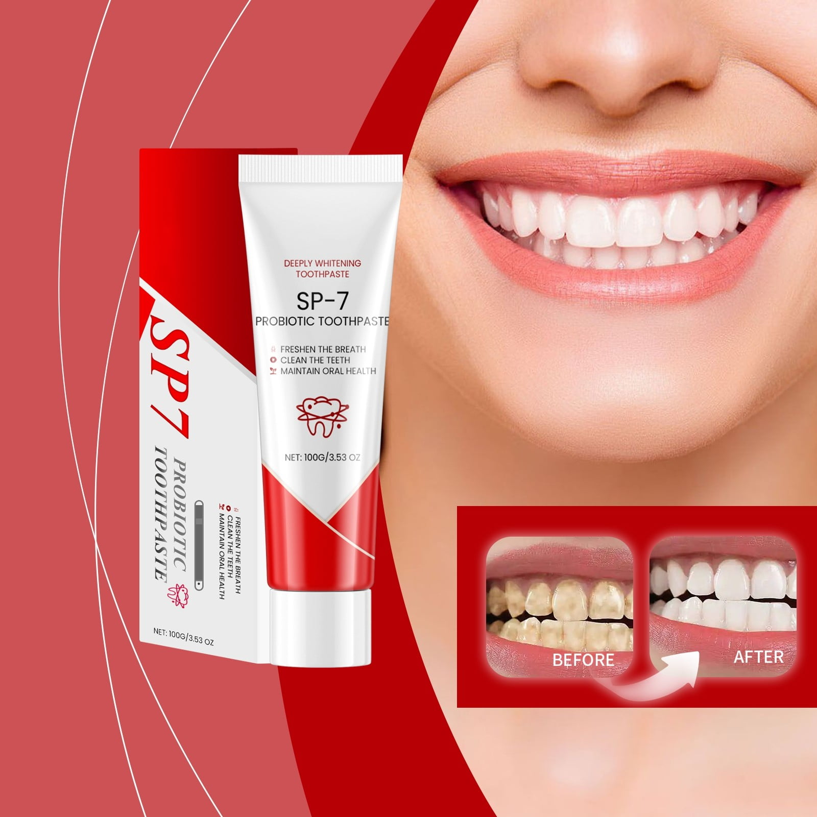 Pro 1500 Toothbrush Watermelon Toothpaste with Fluoride Tooth ning ...