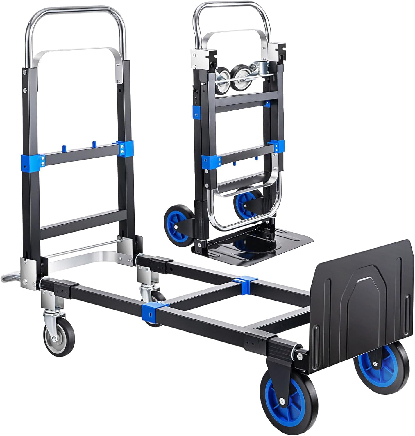 Pro 2 in 1 Aluminium Hand Truck Dolly 660lbs Capacity, Heavy Duty ...