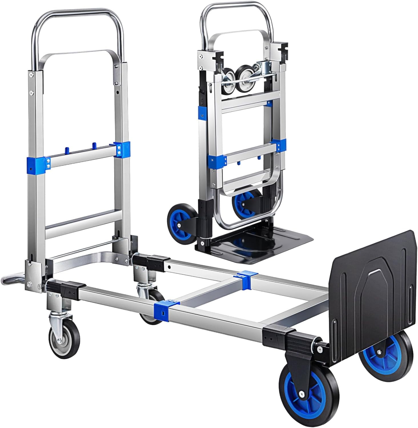Pro 2 in 1 Aluminium Hand Truck Dolly 660lbs Capacity, Heavy Duty ...