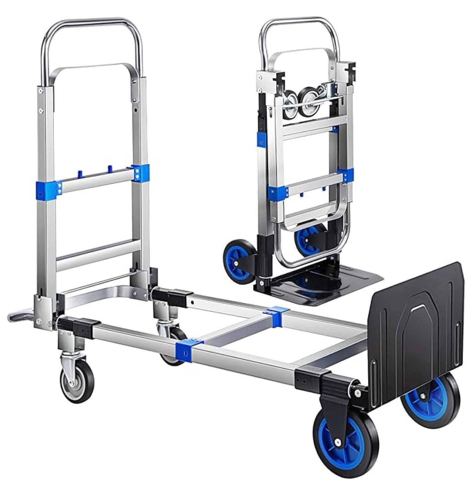 Pro 2 in 1 Aluminium Hand Truck Dolly 660lbs Capacity, Heavy Duty ...