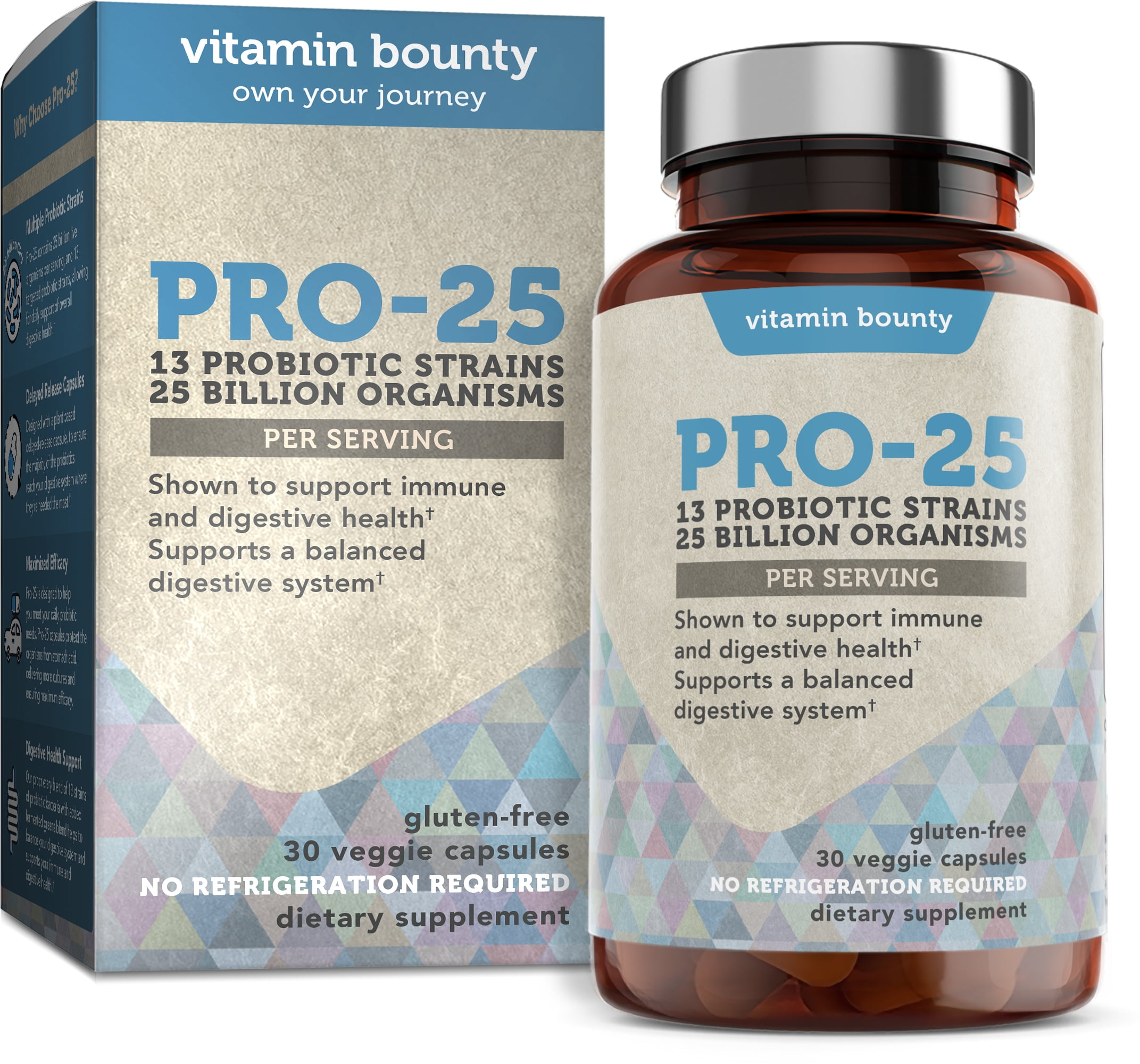 Pro-25 Probiotic by Vitamin Bounty - Walmart.com