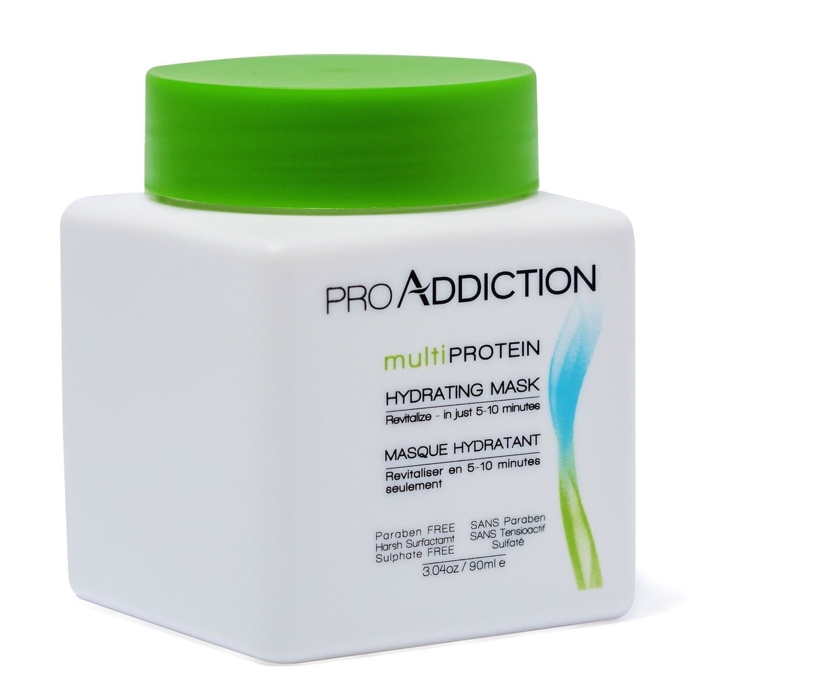 Pro Addiction Multiprotein Hydrating Hair Mask, 90 ml - Deep Conditioning Treatment for Damaged ...