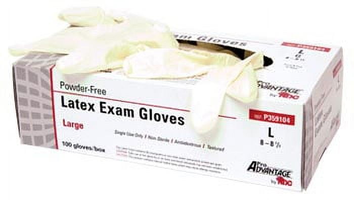Pro Advantage Latex Exam Gloves - Powder-Free - Walmart.com