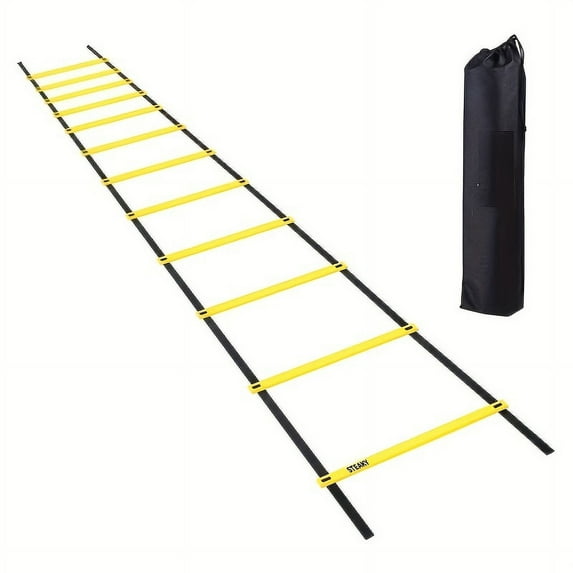 Pro Agility Ladder Agility Training Ladder Speed 12 Rung 20ft with Carrying Bag - Indoor Outdoor ...