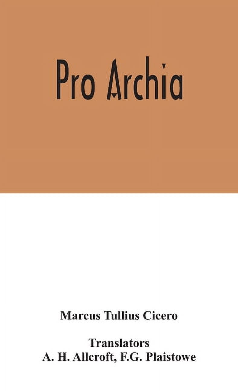 Pro Archia, (Hardcover) - Walmart.com