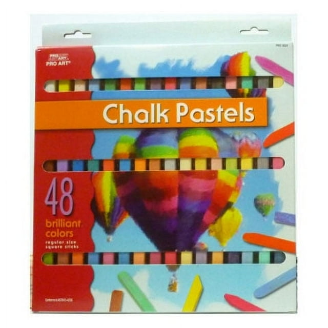 Pro Art Artists' Color Chalk Pastel Set, 48 Pieces - Walmart.com