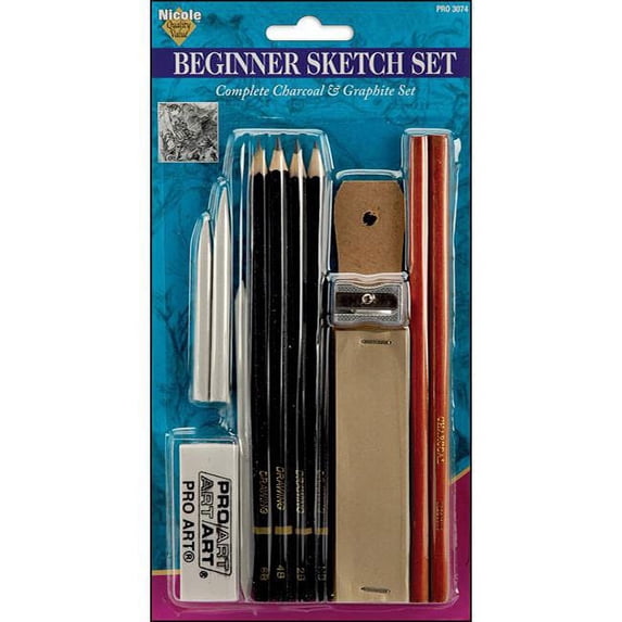 Pro-Art Pro Art 11-pc Beginner Sketch Set - Walmart.com