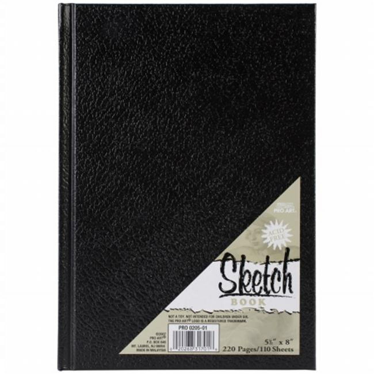 Pro Art Hard Bound Sketch Book 5.5"X8"-110 Sheets - Walmart.com