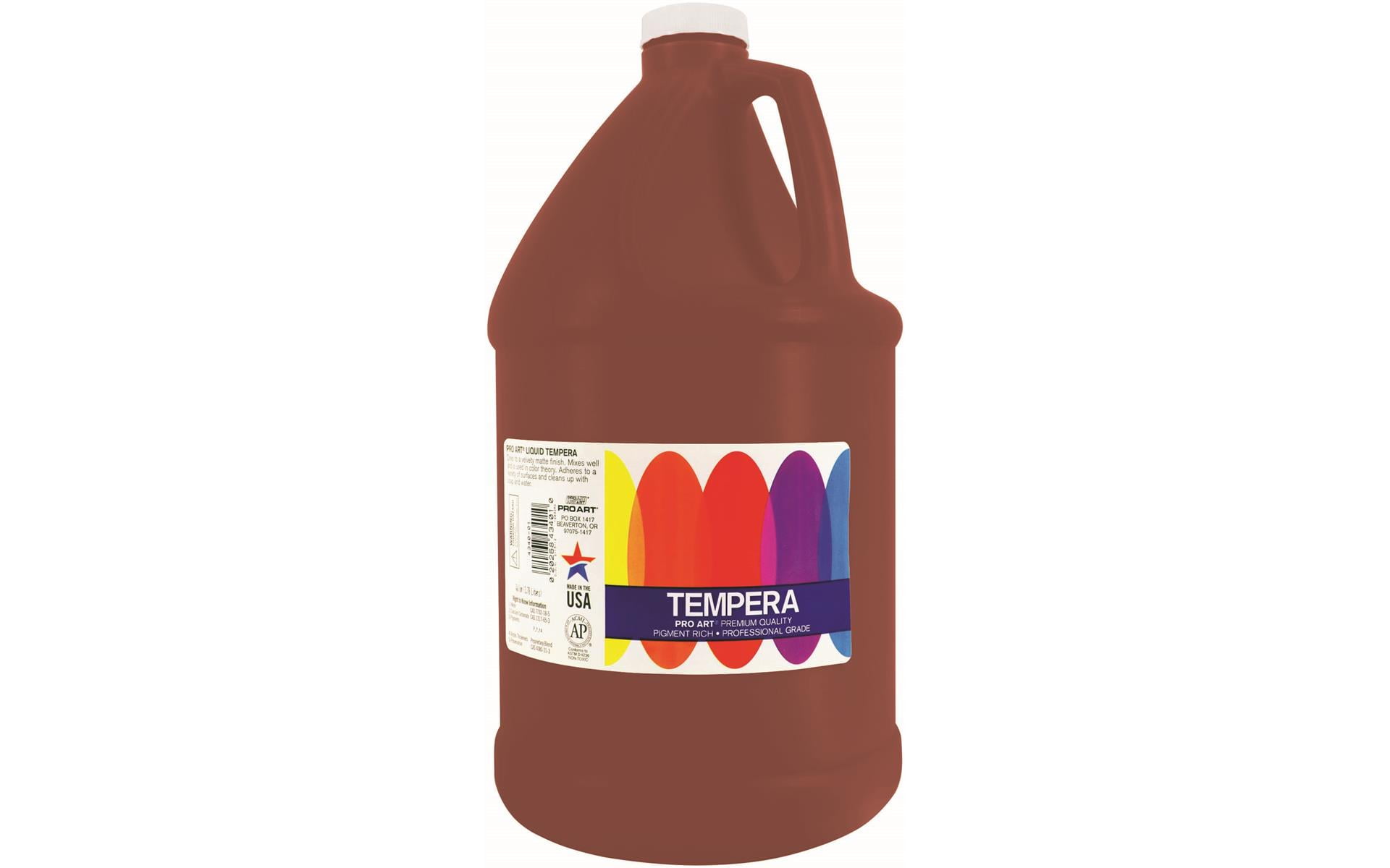 Pro Art Liquid Tempera Paint Gallon Brown - Walmart.com