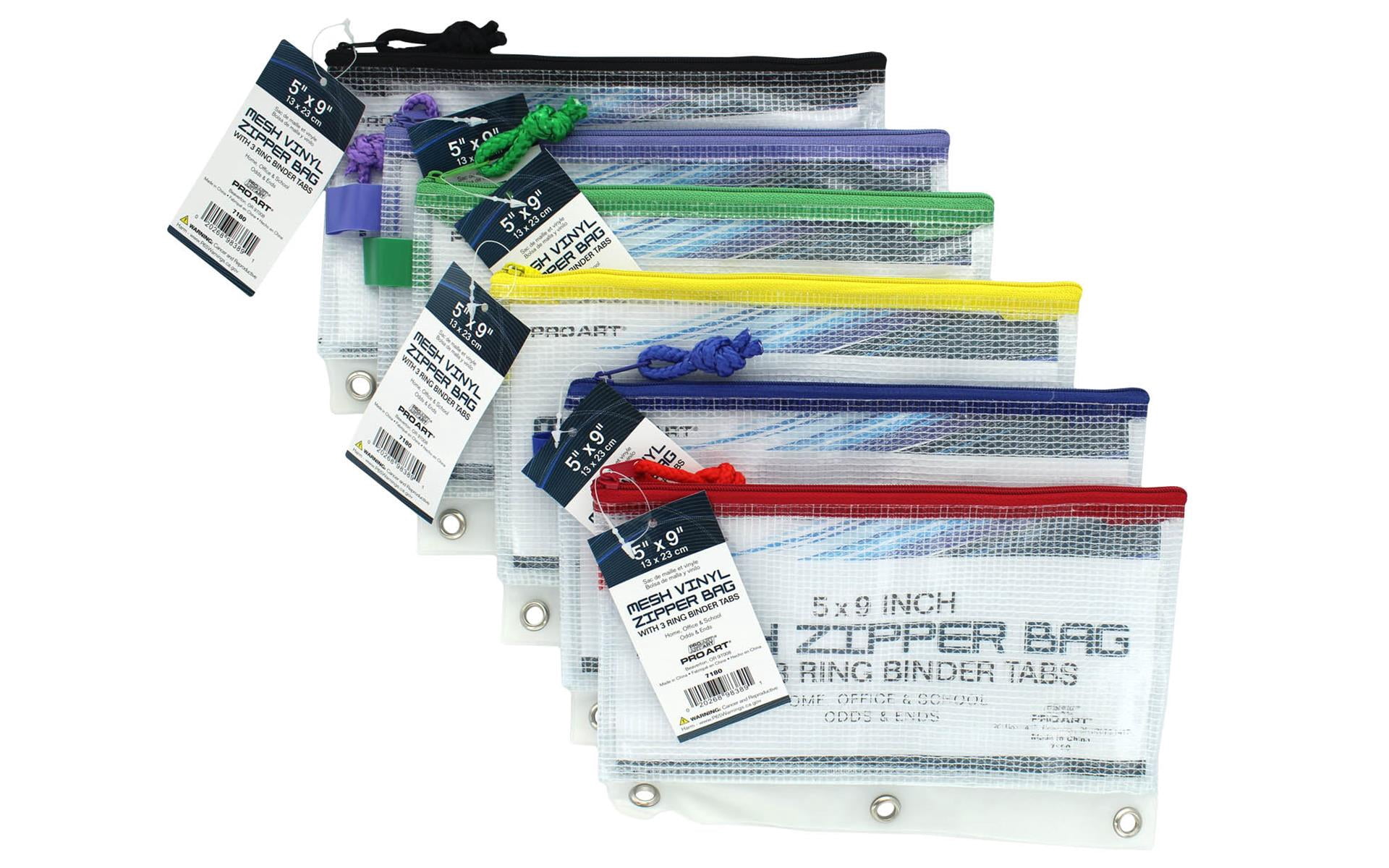 Pro Art Mesh & Vinyl Zipper Bag 5x9 - Walmart.com