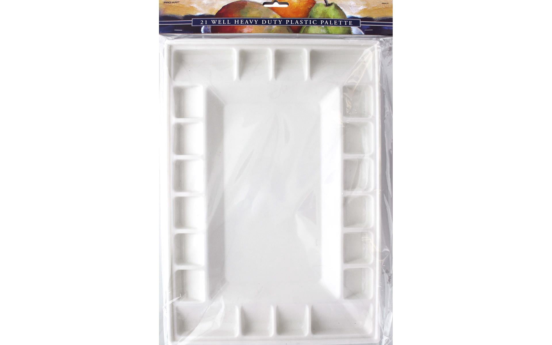 Pro Art Palette Plastic Heavy Duty 21 Well Tray - Walmart.com