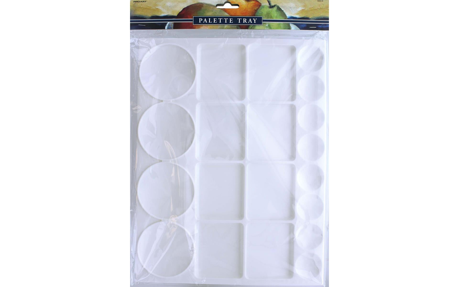 Pro Art Palette Plastic Rectangle Extra Large Tray, Paint Palette ...