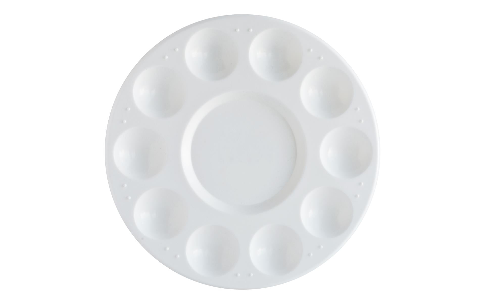 Pro Art Palette Tray Round Plastic 10 Well, Bulk, Paint Palette, Paint ...