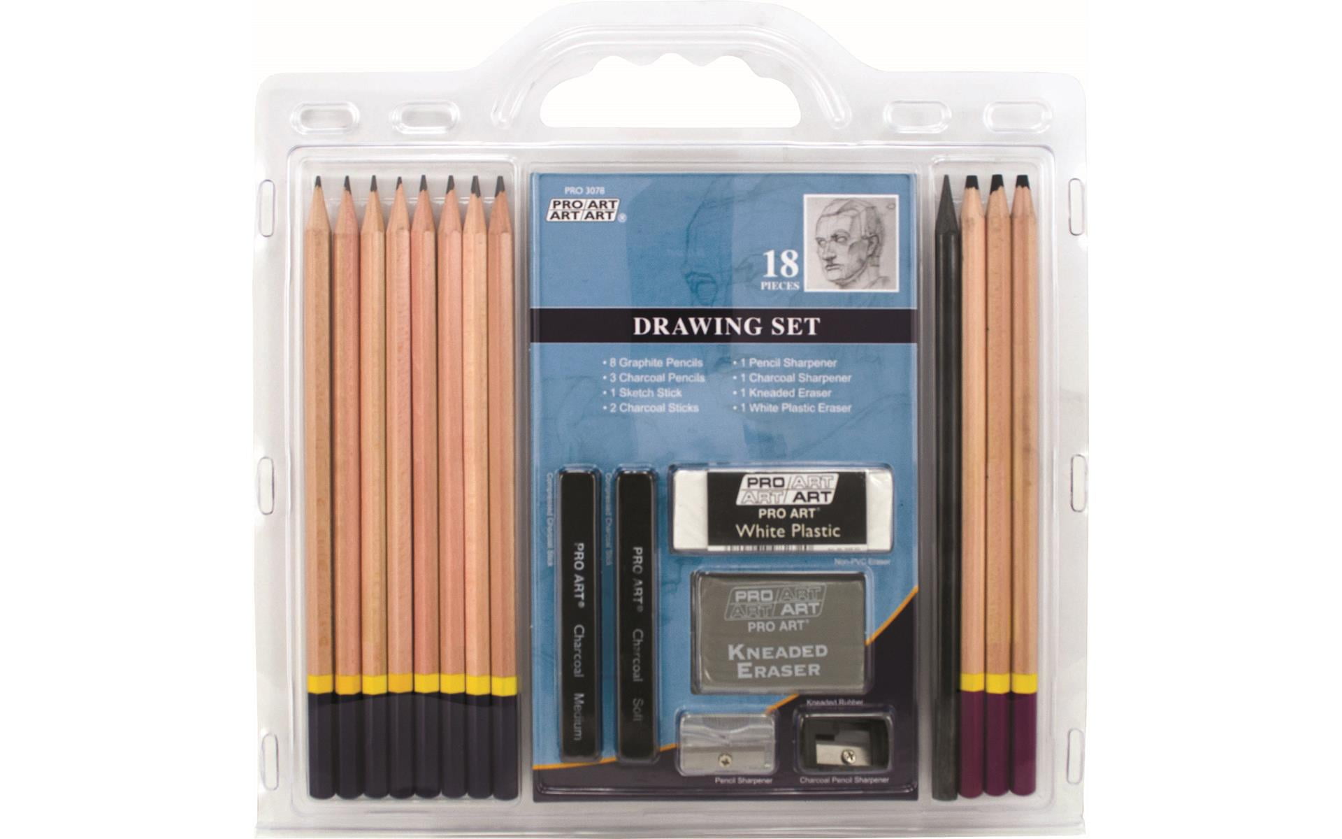 Pro Art Pencil Sketch & Draw 18pc Set – Versatile Art Pencils for ...