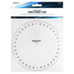 Pacific Arc's 180 degree Plastic Protractor Clear Ruler - Walmart.com