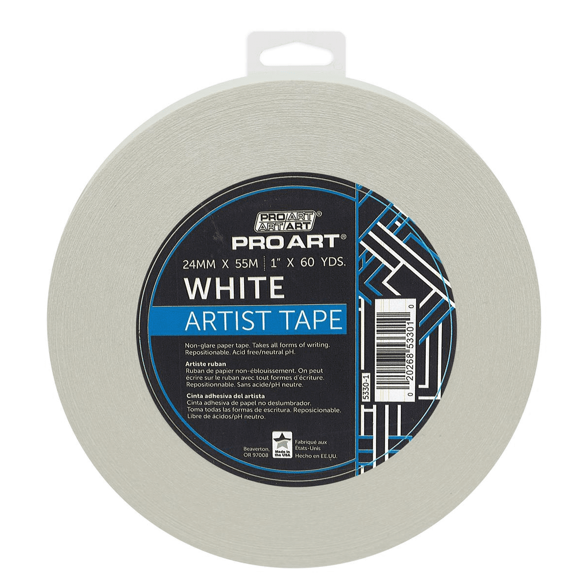 Pro Art White Artist Tape, 1 inch Wide by 60-yards, White Masking Tape ...