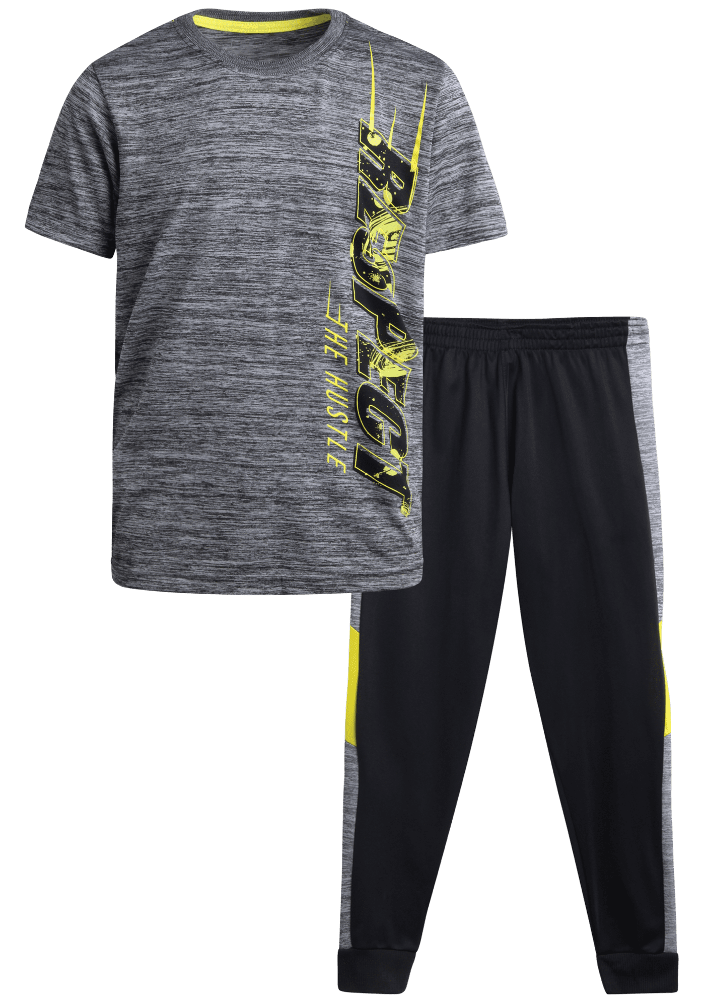 Pro Athlete Boys' Active Pants Set - 2 Piece Performance T-Shirt and ...