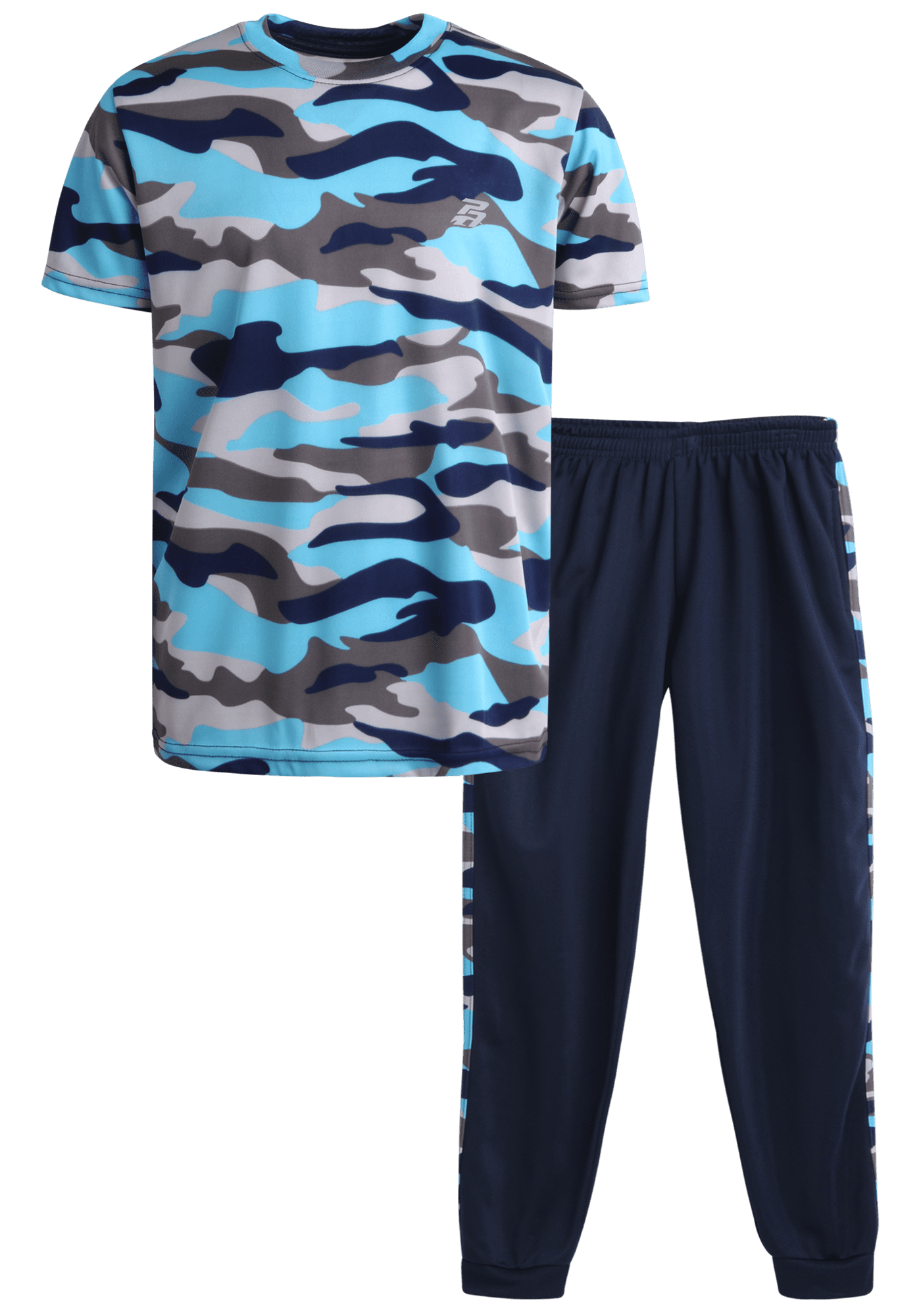 Pro Athlete Boys' Active Pants Set - 2 Piece Performance T-Shirt and ...