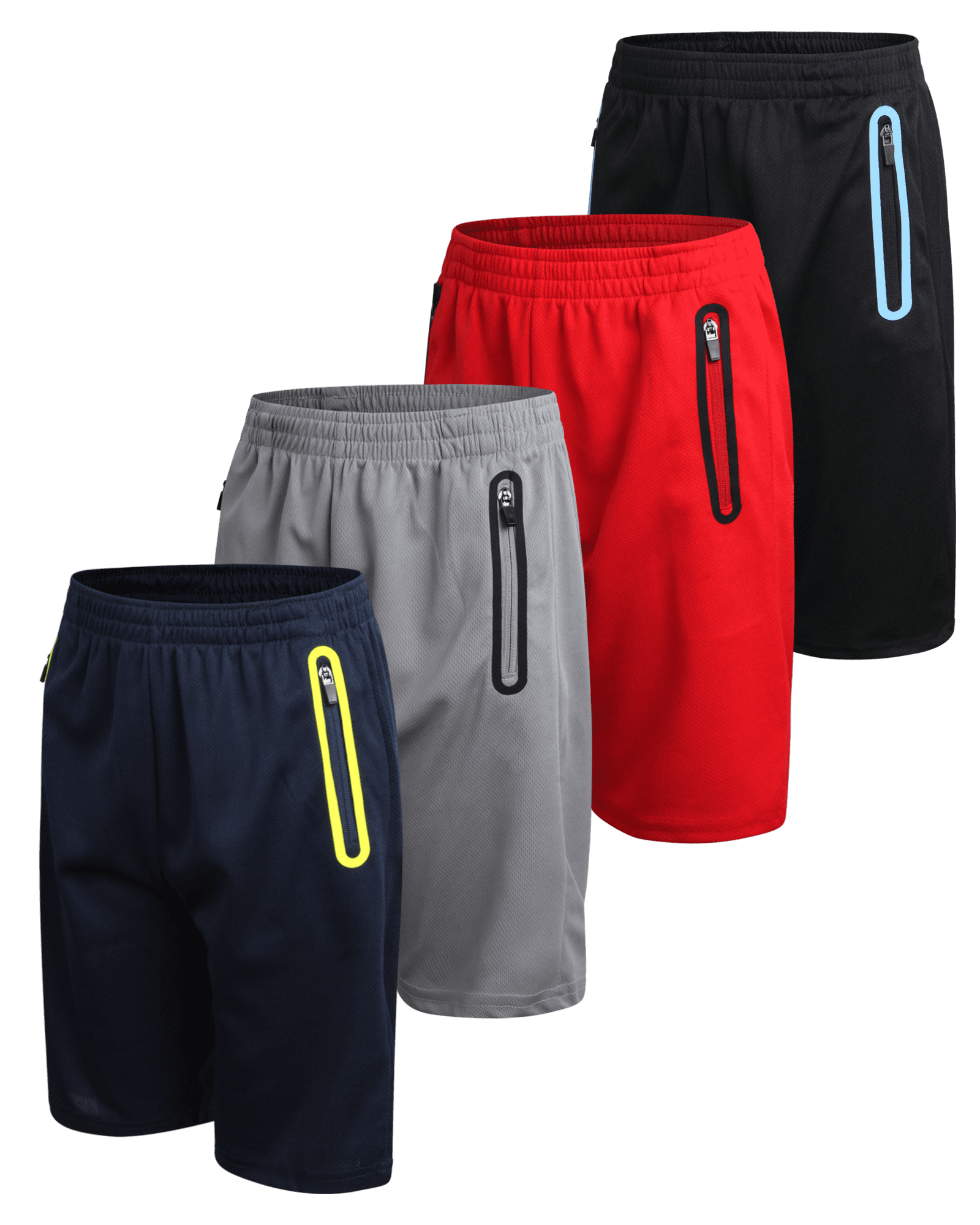Pro Athlete Boys' Quick-Dry Athletic Shorts - Lightweight, Breathable ...