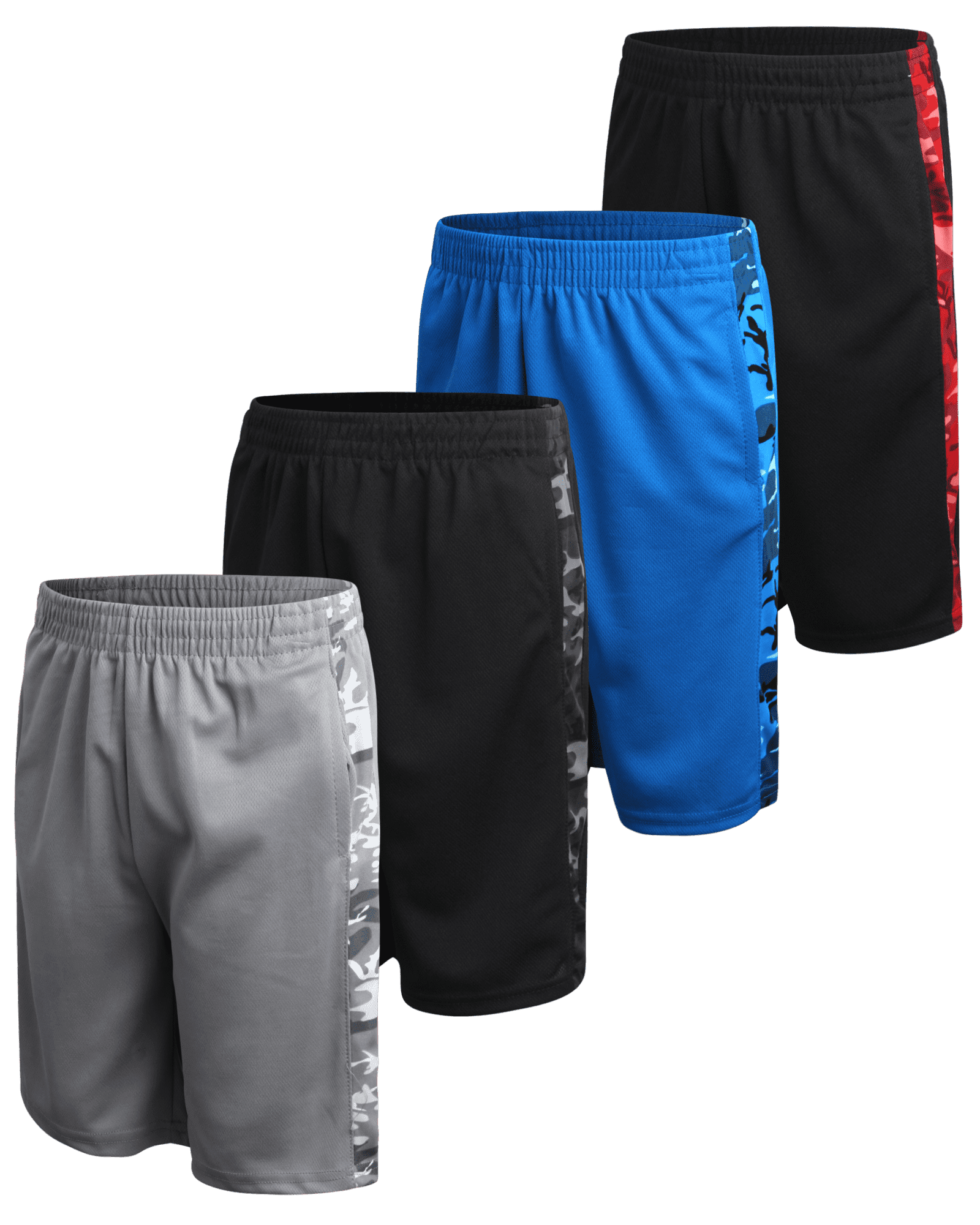 Pro Athlete Boys' Athletic Shorts, Quick Dry, Lightweight, Multipack ...