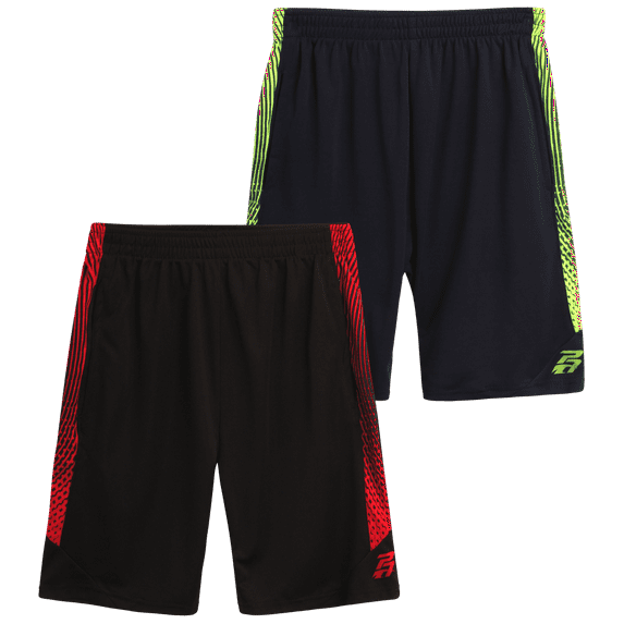 Pro Athlete Boys' Athletic Shorts, 2-Pack Quick-Dry Performance Shorts ...