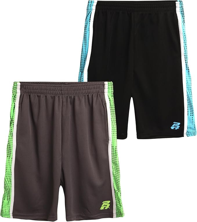 Pro Athlete Boys' Athletic Shorts - 2 Pack Active Performance ...